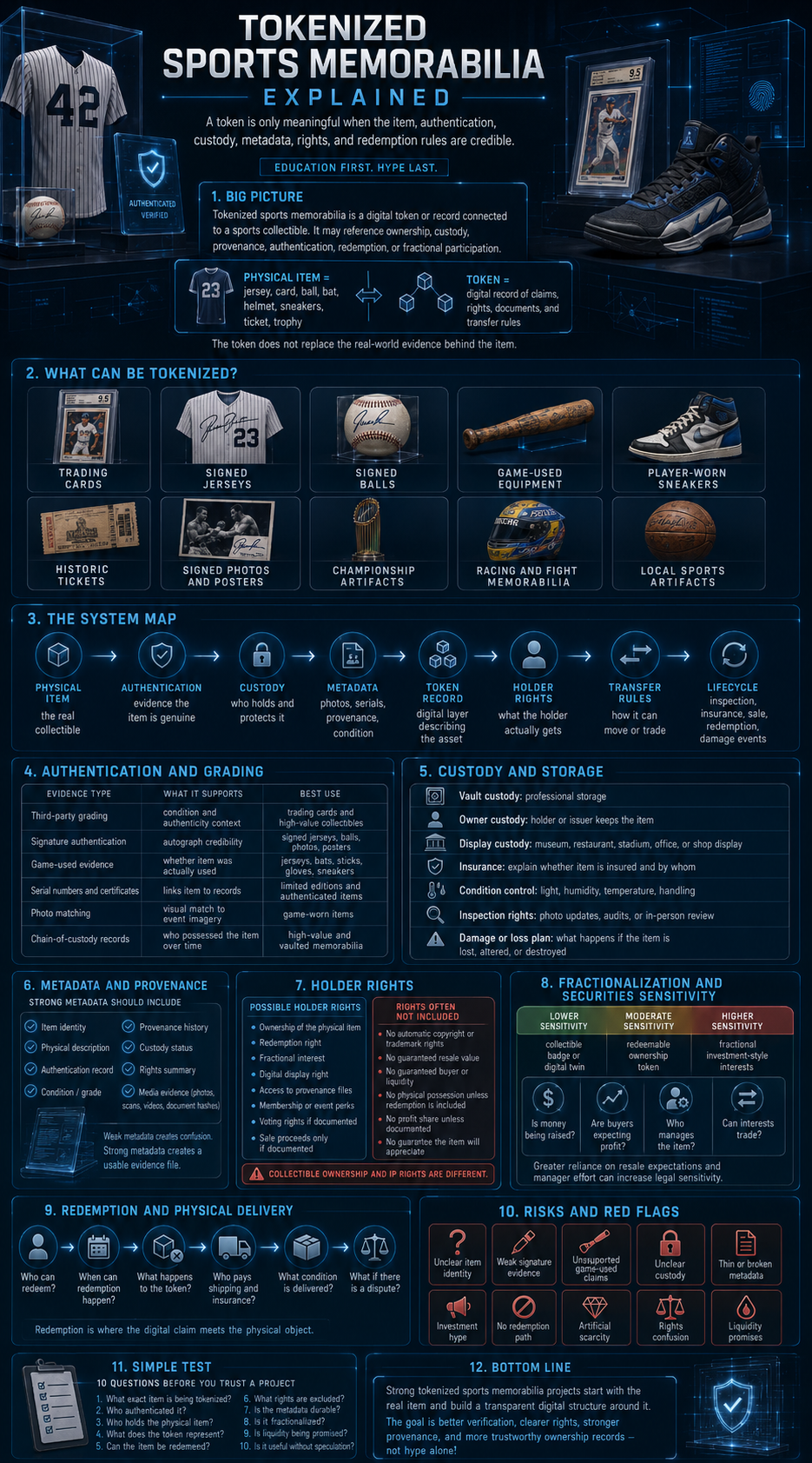 Tokenized Sports Memorabilia: Authentication and Custody